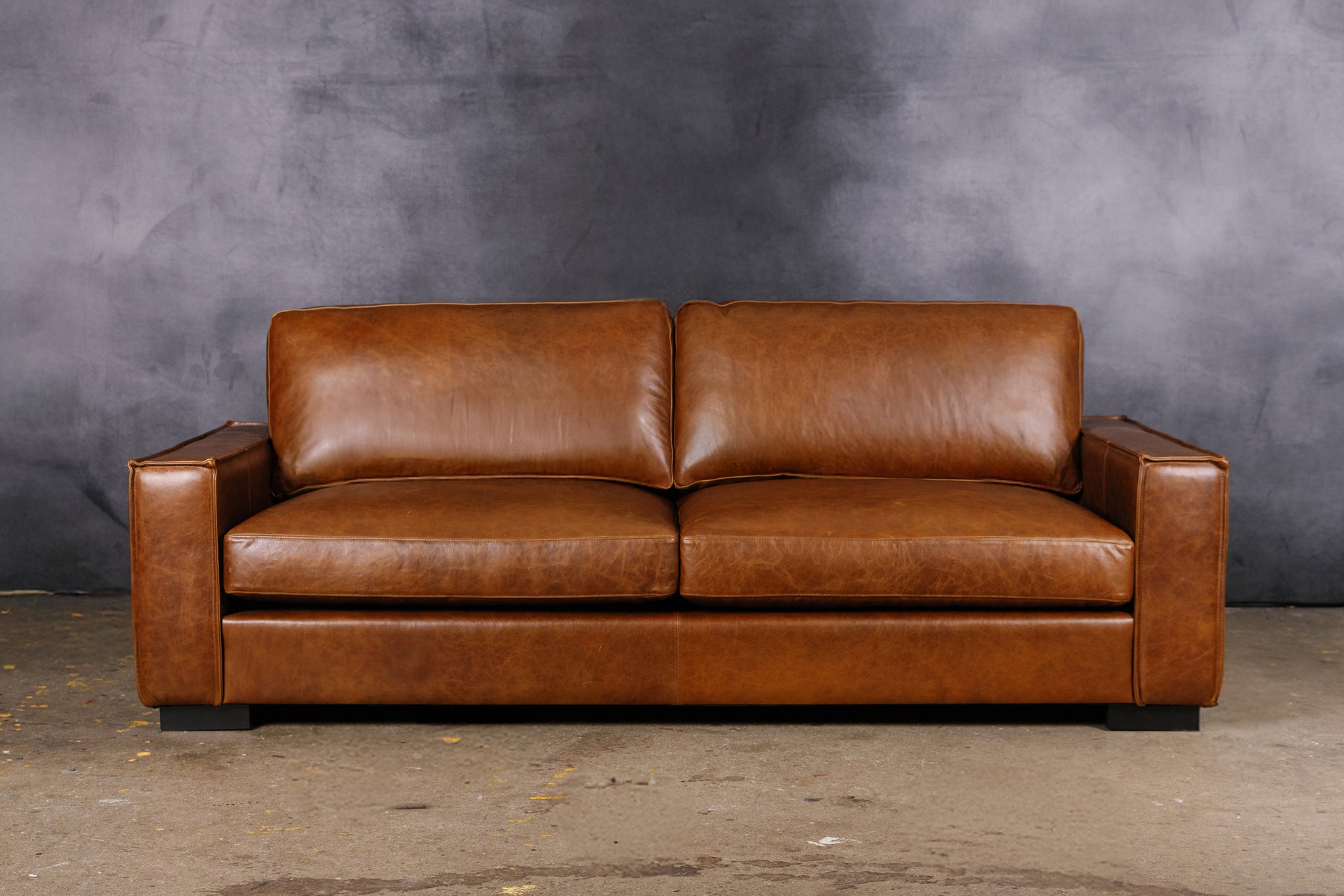 THE BATTALION LEATHER SOFA