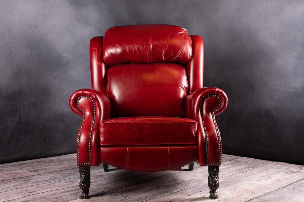 KING RECLINER RED CHAIR