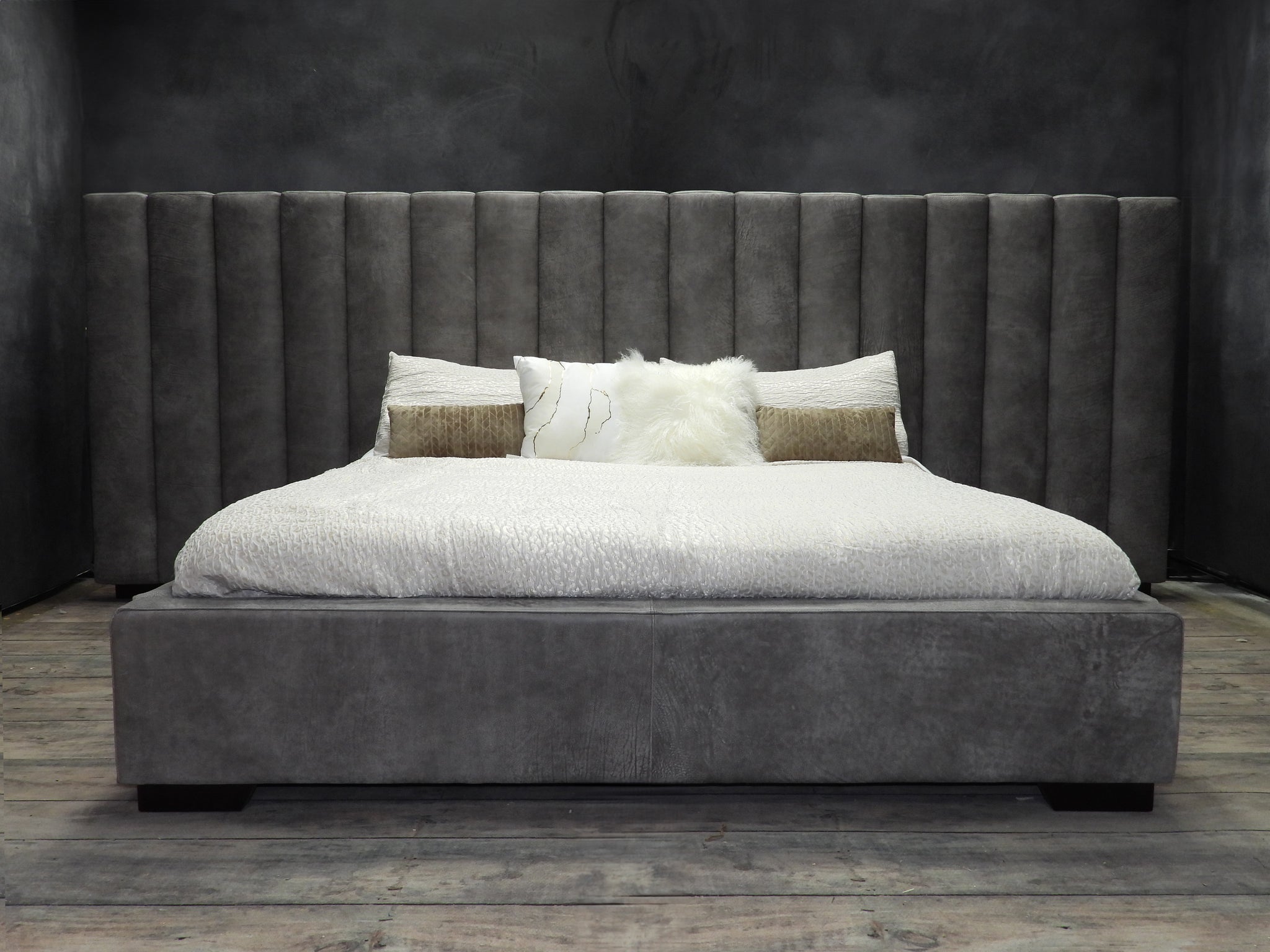 Milano Leather Bed