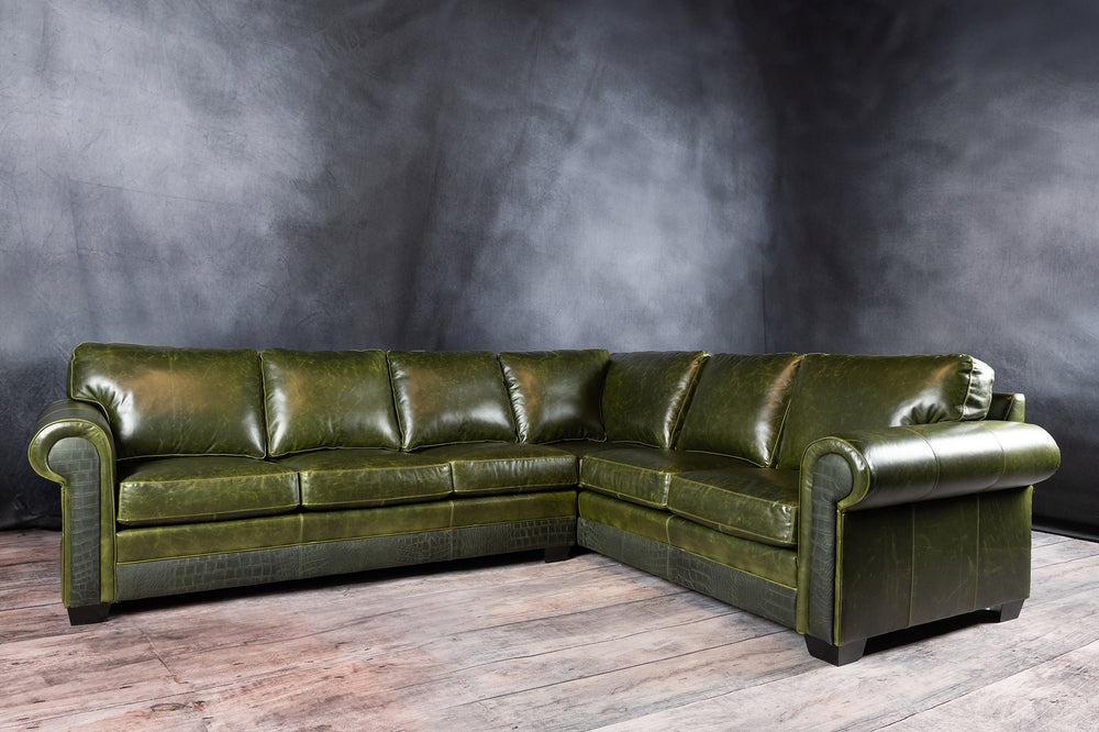 OLD WEST ELITE LEATHER SECTIONAL