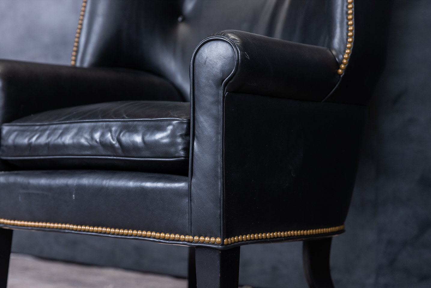 AXEL ROD LEATHER CHAIR