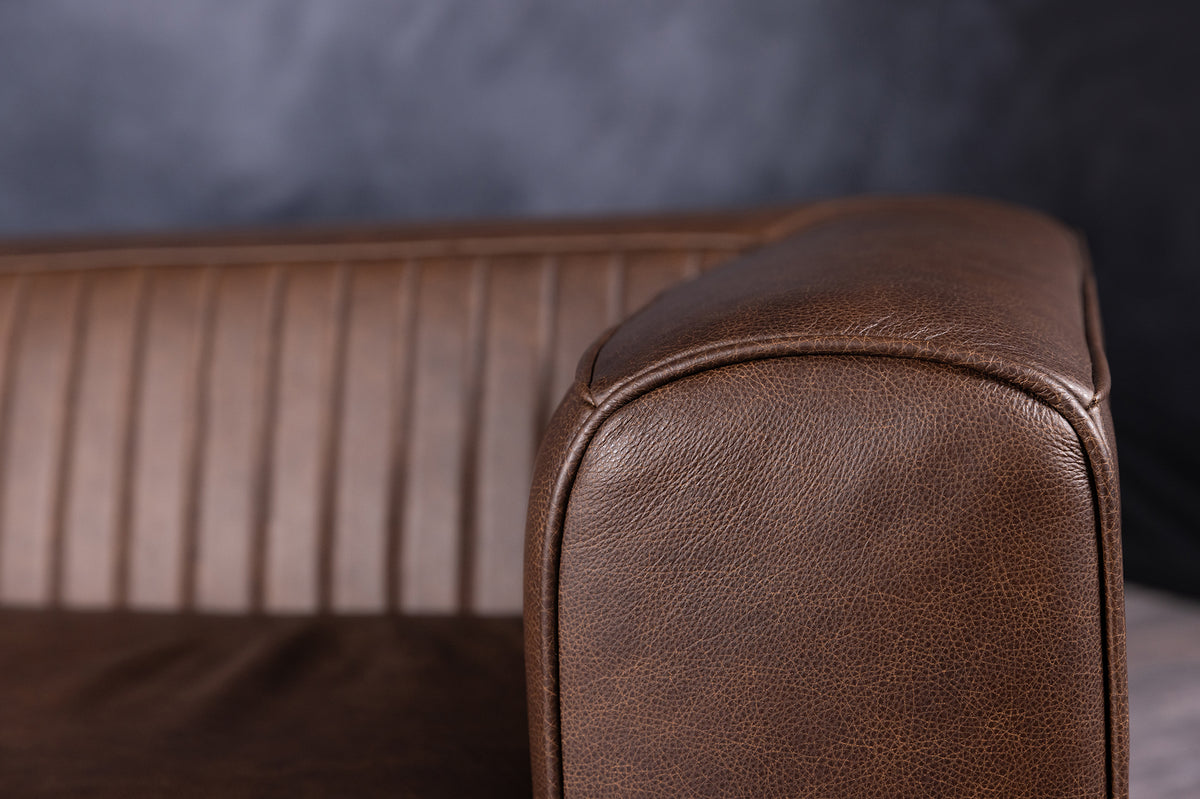 SHELBY LEATHER SOFA